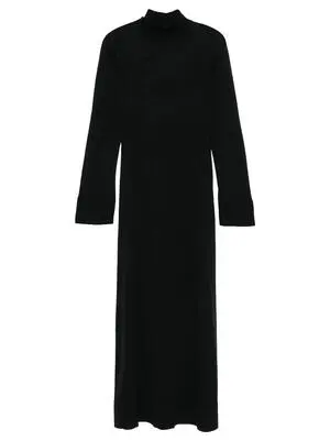 TOTEME Knitted Long Dress - Black