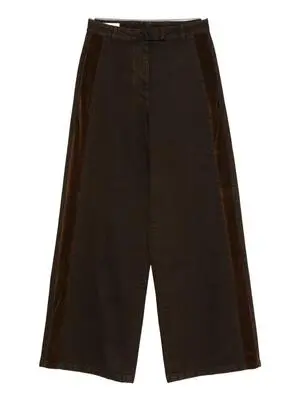 Dries Van Noten Penn Cotton Trousers - Brown