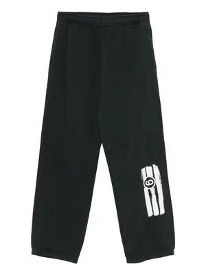 MAISON MARGIELA Logo Cotton Sweatpants - Black