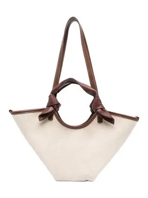 Hereu Fonol Small Canvas Tote - Brown
