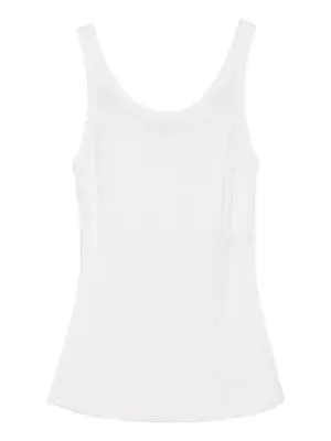 Elisabetta Franchi Wool Blend Tank Top - White