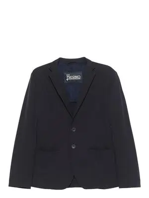 Herno Single-breasted Jacket - Blue