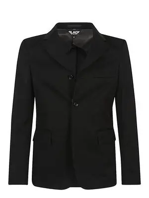 Comme Des Garçons Single-breasted Jacket - Black