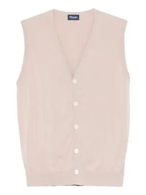 DRUMOHR Cotton Vest - Beige