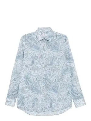 Etro Printed Shirt - Sky Blue