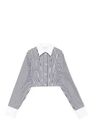 Sportmax Striped Shirt Black