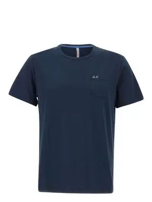 SUN 68 T-shirt With Logo - Blue