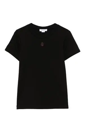Alexander McQueen Skull Cotton T-shirt - Black