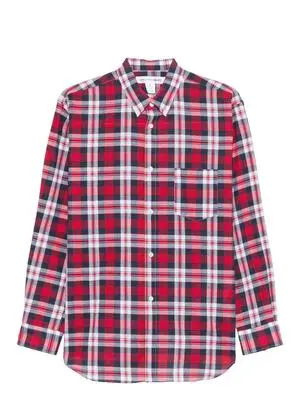 Comme Des Garçons Tartan Pattern Shirt - Multi
