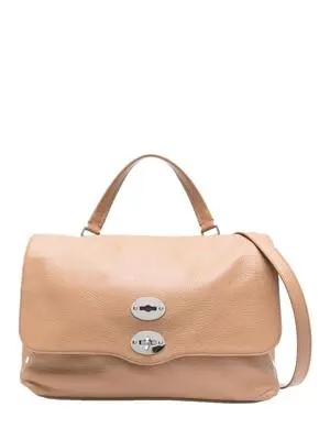 ZANELLATO Postina Daily Medium Leather Handbag Brown