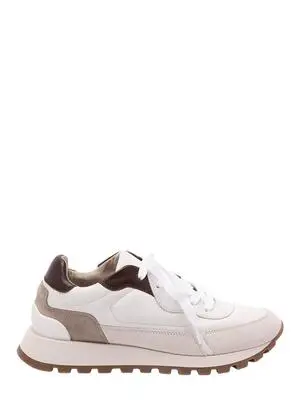 Brunello Cucinelli Leather Sneakers - White