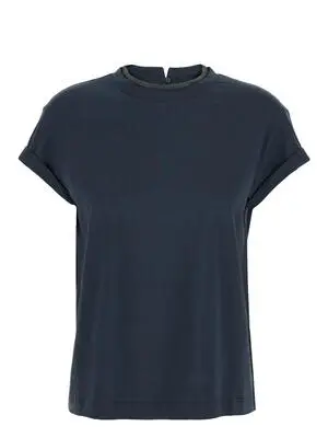 Brunello Cucinelli Cotton T-shirt - Blue