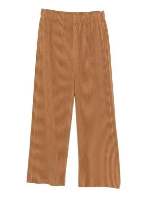 Issey Miyake Homme Plissé Pleated Trousers - Brown
