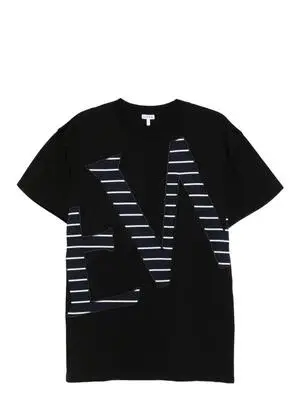 Loewe Logo Cotton T-shirt - Black