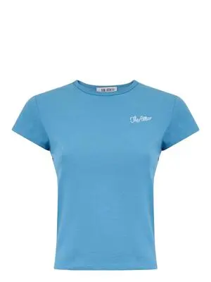 Attico Jersey T-Shirt Sky Blue