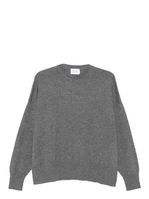 BEYOU Cashmere Crewneck Sweater - Grey