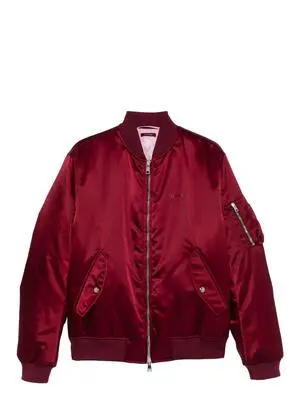 Gucci Nylon Bomber Jacket - Red