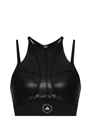 Adidas By Stella McCartney Logo Gym Bra - Black