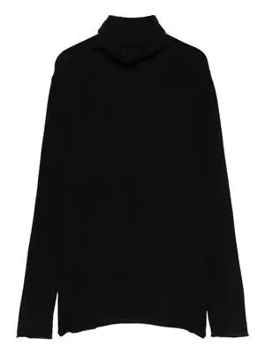 BEYOU Cashmere Turtleneck Sweater - Black