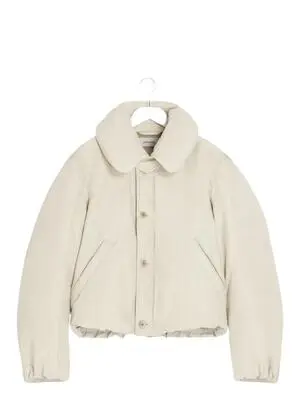 LEMAIRE Short Puffer Jacket - White