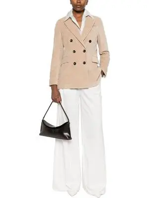 CIRCOLO 1901 Cotton Double-breasted Jacket - Beige