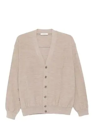 LEMAIRE Wool Blend Cardigan - Grey