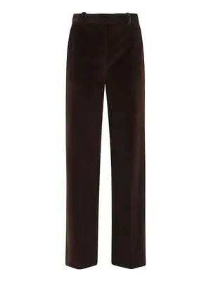 CIRCOLO 1901 Cotton Wide-leg Trousers - Brown