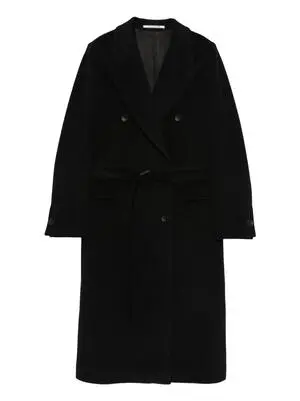 Tagliatore Wool Double-breasted Coat - Black