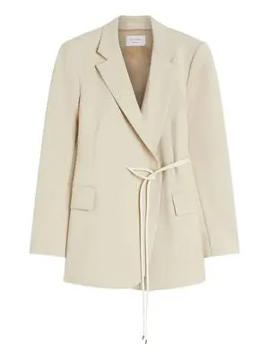 Sportmax Wool Short Coat - White