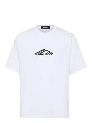 Dsquared2 Cotton T-shirt With Print - White