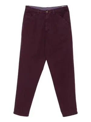 Brunello Cucinelli Cotton Trousers - Purple