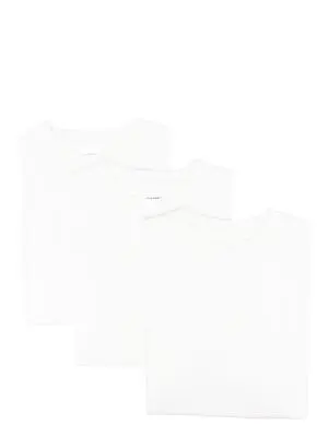 JIL SANDER Cotton Short Sleeve T-shirt - White