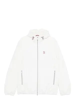 Brunello Cucinelli Nylon Blouson Jacket - White