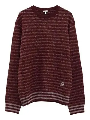 Loewe Wool Crewneck Sweater - Red