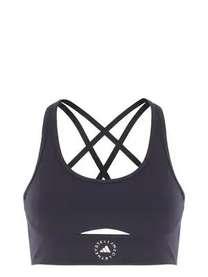 Adidas By Stella McCartney Logo Gym Bra - Black