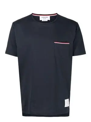 Thom Browne Cotton T-shirt - Blue