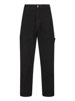 Stone Island Cotton Cargo Trousers - Blue