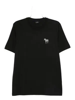 Paul Smith Zebra Logo Cotton T-shirt - Black