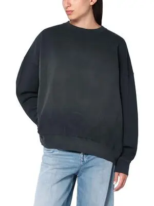 GOLDEN GOOSE Cotton Crewneck Sweatshirt - Black