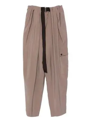 ALYSI Wide-leg Trousers - Grey