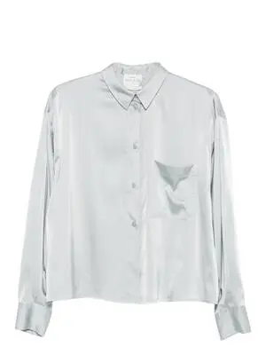 FORTE_FORTE Silk Shirt - Grey