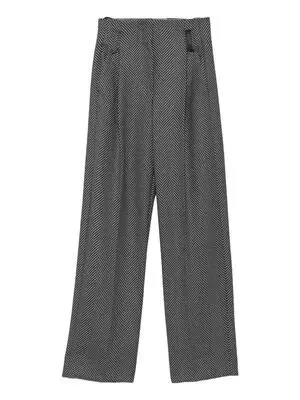 FORTE_FORTE Wool Herringbone Trousers