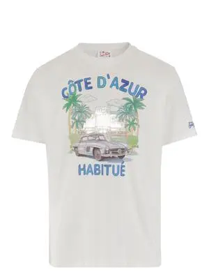 MC2 SAINT BARTH T-shirt With Print - White