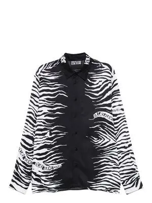 Versace Shirt With Print - Black