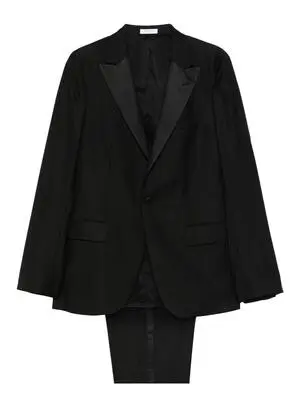 Boglioli Wool Single-breasted Suit - Black