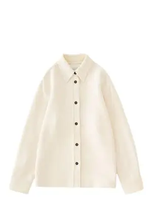 Studio Nicholson Wool Overshirt - White