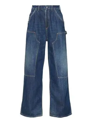 MAISON MARGIELA Wide-leg Denim Jeans - Blue