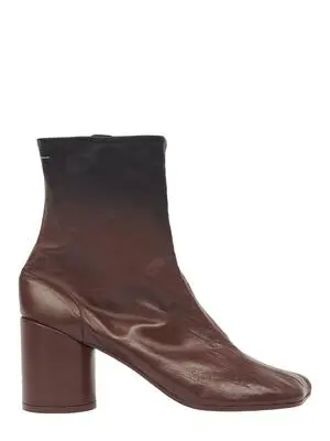 MAISON MARGIELA Leather Ankle Boots - Brown