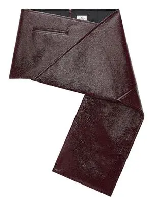 COURREGES Vinyl Mini Skirt - Red