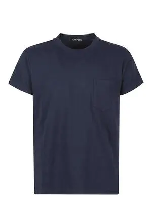 TOM FORD Cotton T-shirt - Blue
